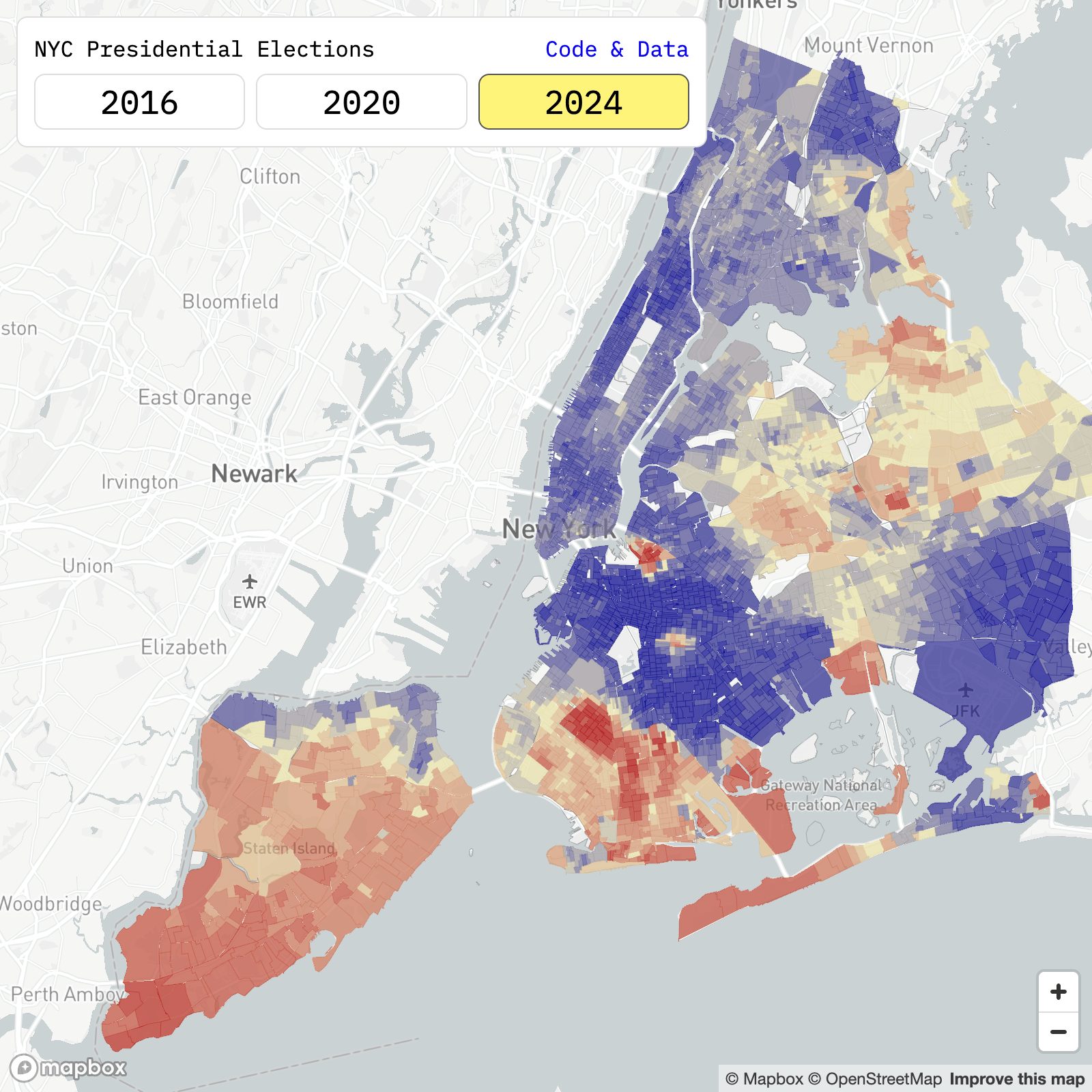 Nyc Precinct Map See Who Your NYC Neighborhood Voted For In Primary